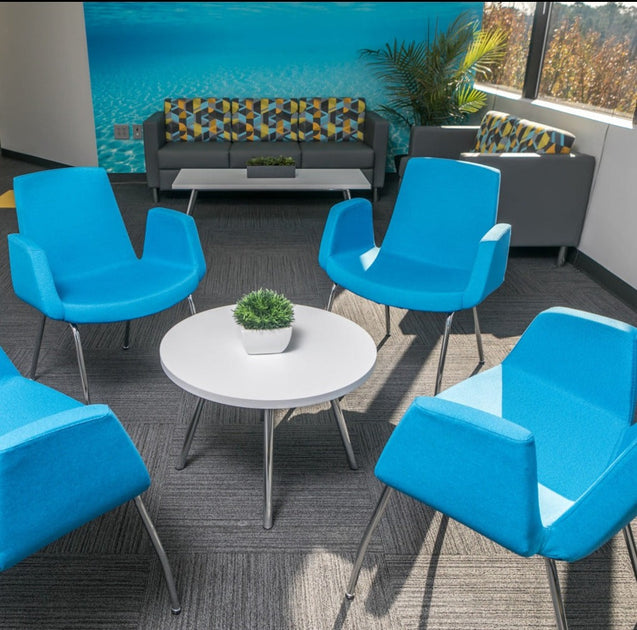 Jolly Four Leg Chair - Upholstered Arms | Molecule Design-Online