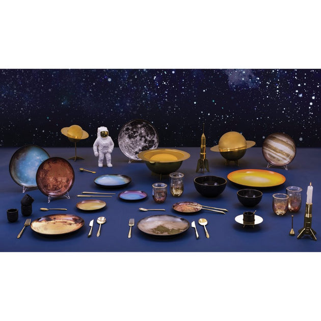 Cosmic Diner Moon Tray - Set of Two | Molecule Design-Online