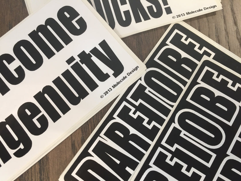 Molecule Stickers | Molecule Design-Online